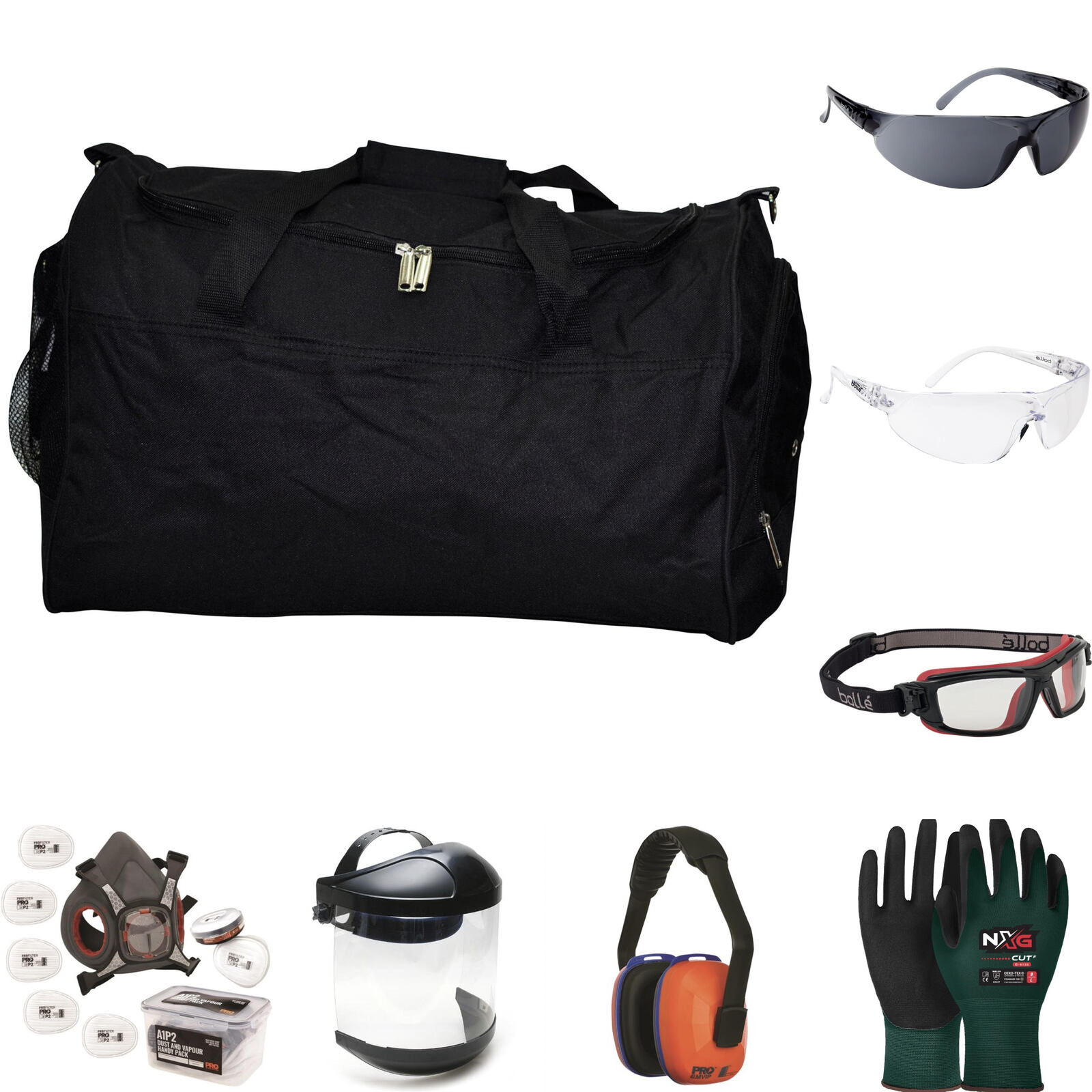 Ausco Black PPE Kit Bag
